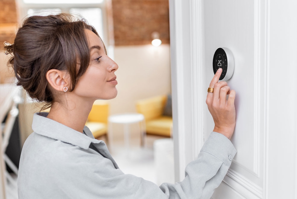 Installing the thermostat and floor temperature sensor | Myсond - HVAC ...